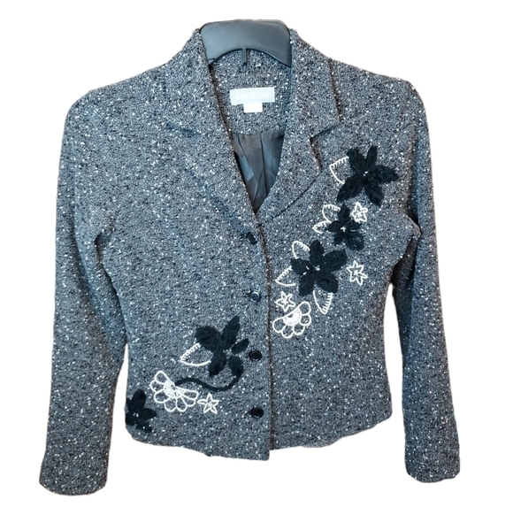 Ann Trinity | Jackets & Coats | Ann Trinity Small Tweed Blazer | Poshmark